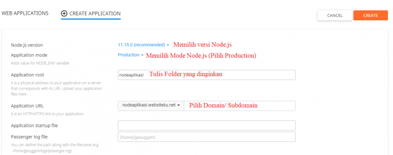 Cara Deploy Nodejs Di Cpanel Hosting Knowledge Base