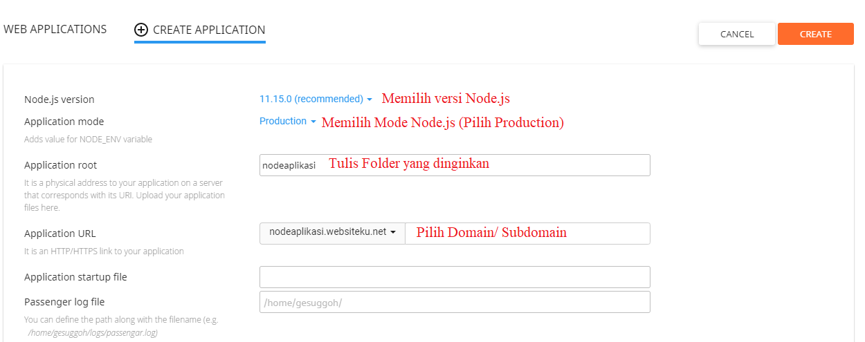 Cara Deploy Nodejs Di Cpanel Hosting Knowledge Base