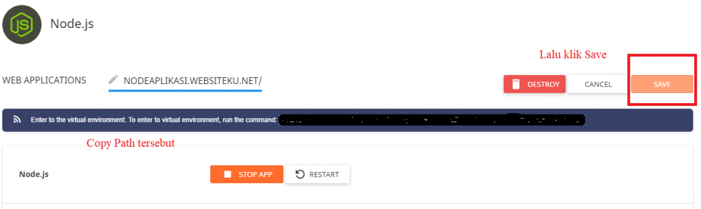 Cara Deploy Nodejs Di Cpanel Hosting Knowledge Base